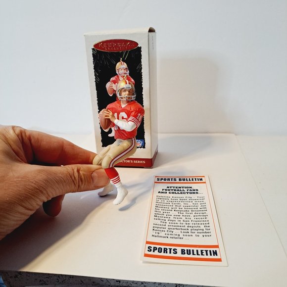Hallmark | Holiday | Joe Montana Hallmark Football Legend Series St In ...